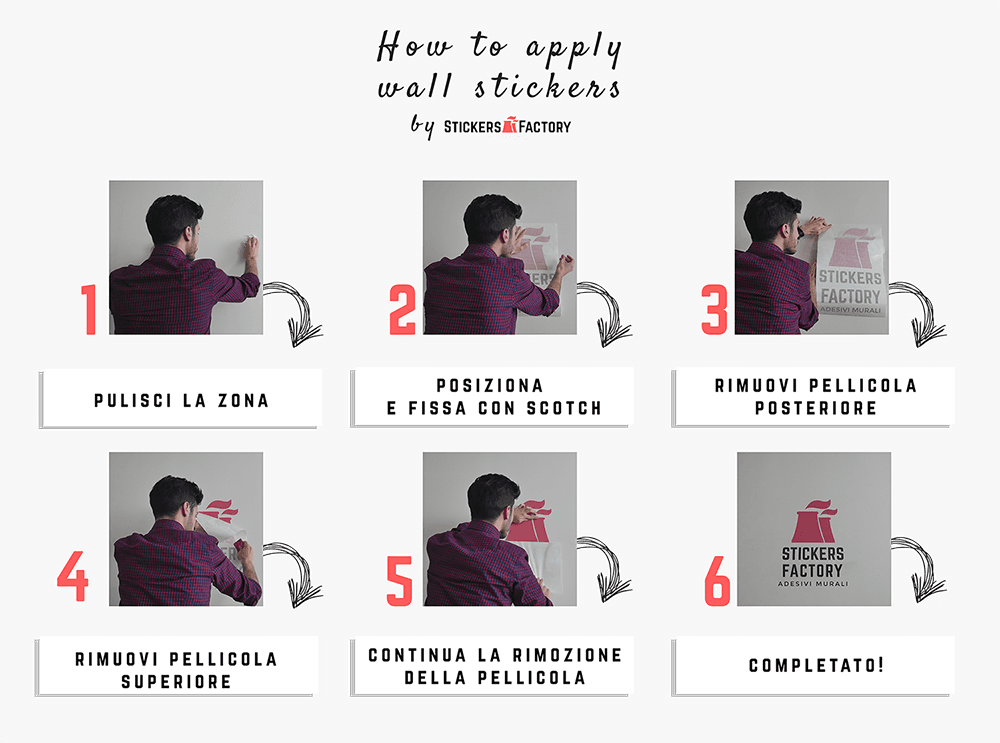 Adesivo Murale Ruspa - Stickers Factory